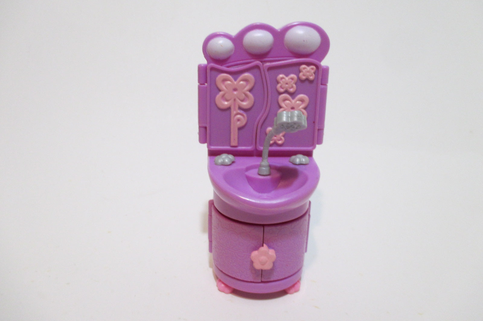 Littlest Pet Shop Purple Vanity Sink with Mirror Accessory APR29NPO34