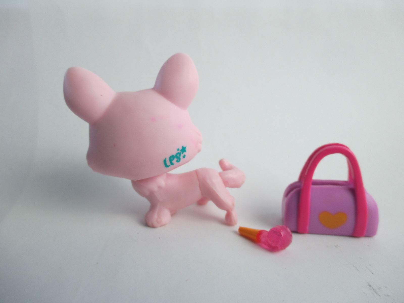 Littlest Pet Shop LPS Rare Pink Music Note Corgi 2888 Dog with ...