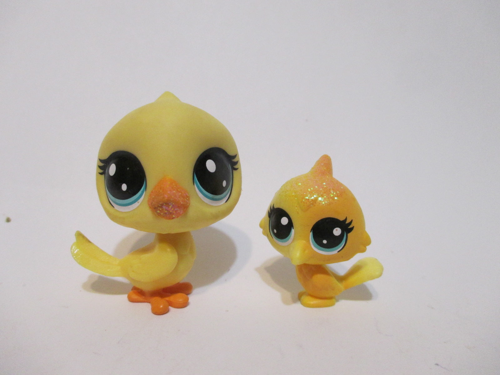 Littlest Pet Shop Lot of 2 Mommy Baby Bird Sparks Cardinale Saffron Set ...