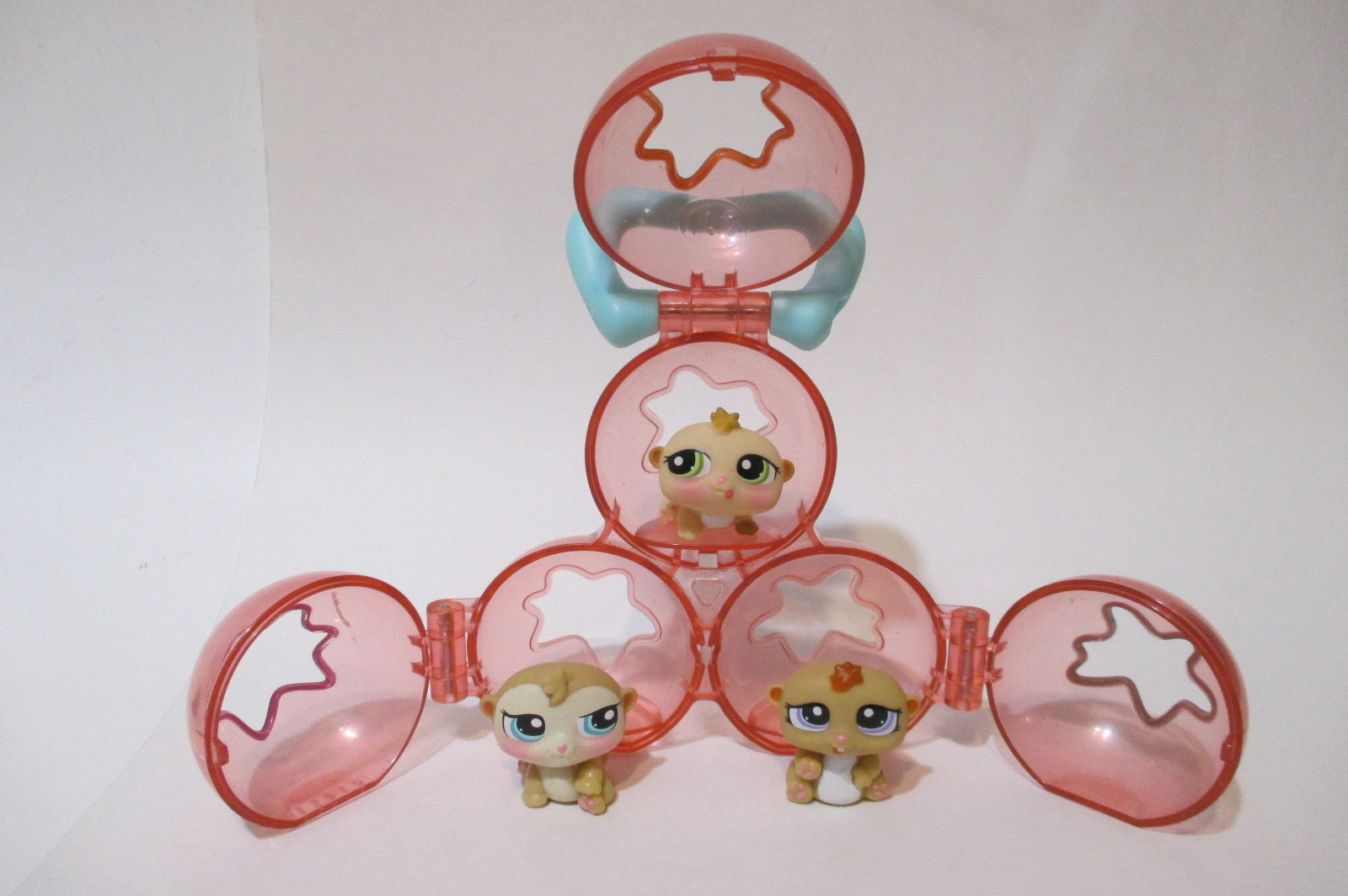Littlest Pet Shop Lot Set Triplets Hamsters Petriplets w Case Authentic ...