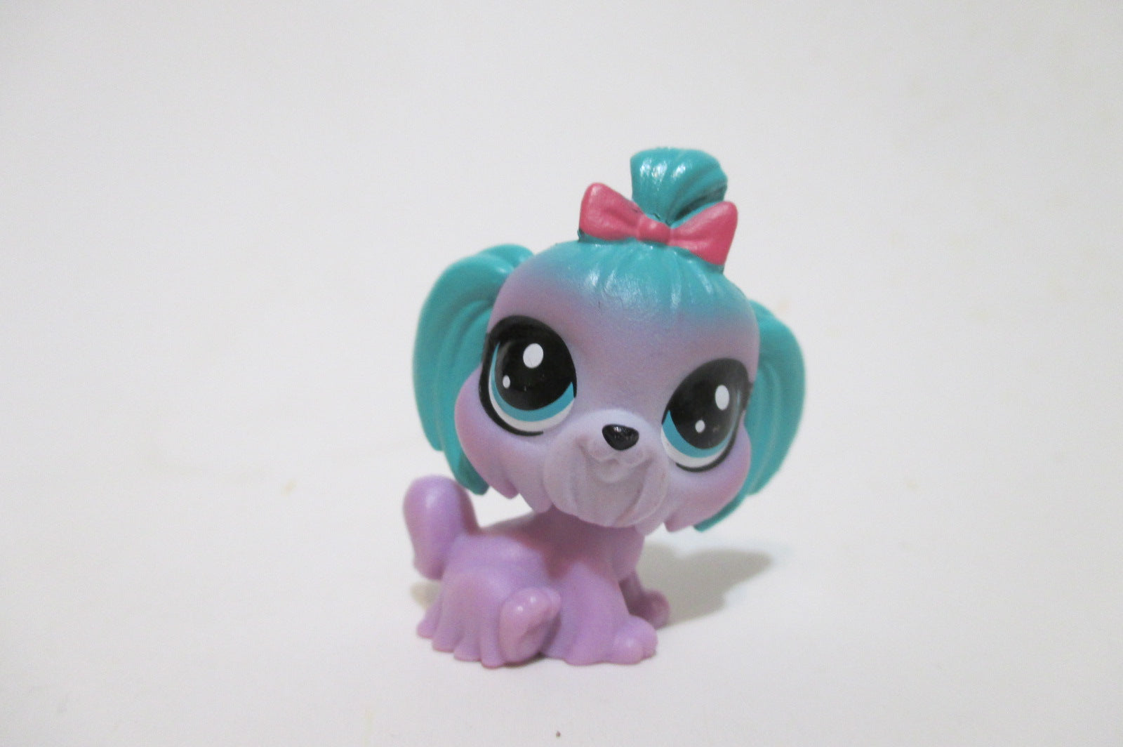 Littlest Pet Shop Mini Baby White Black Dog 2-122 Cara Malto Authentic ...