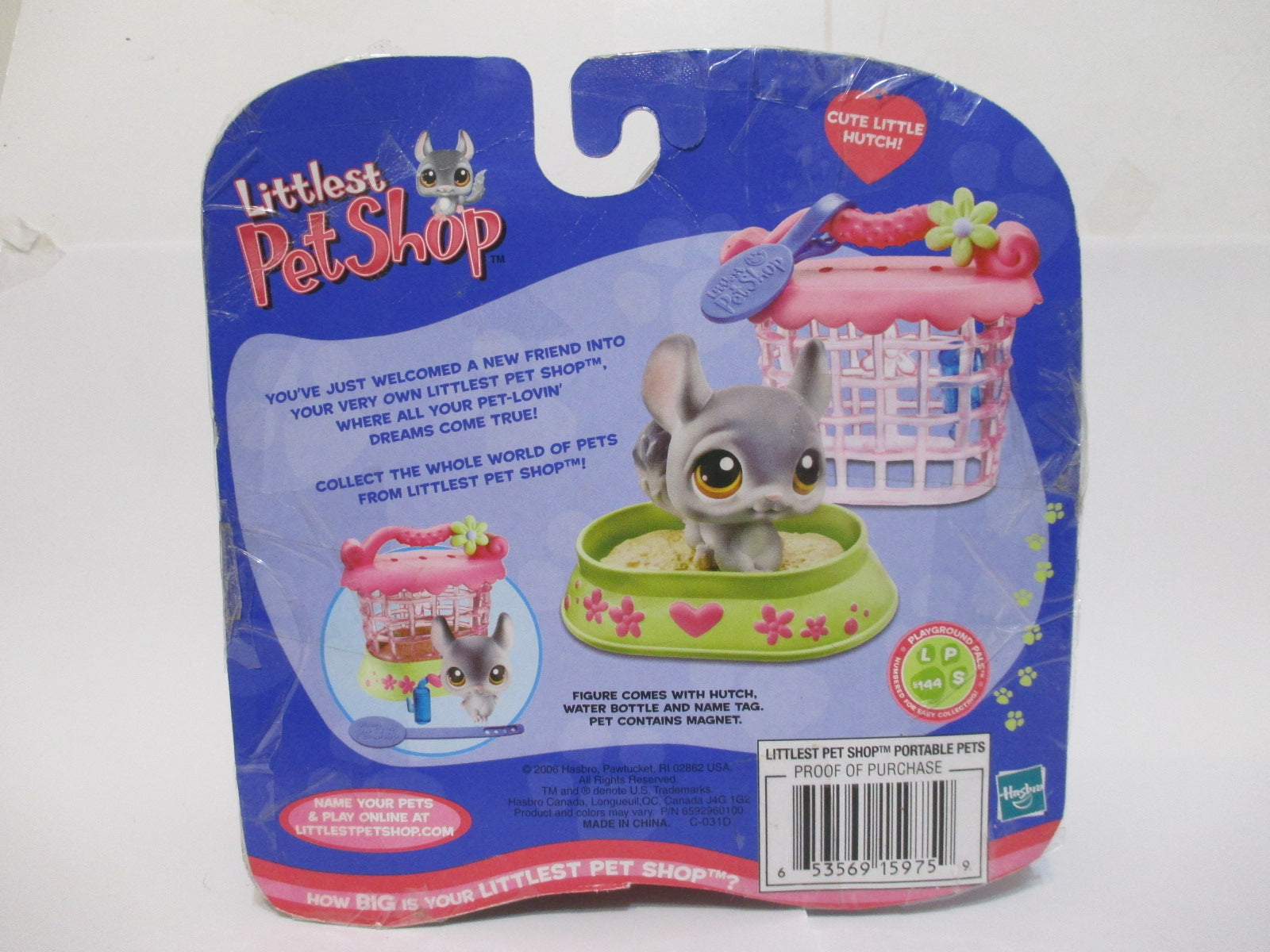Littlest Pet Shop NIB Brand New Chinchilla 144 w Original Portable ...