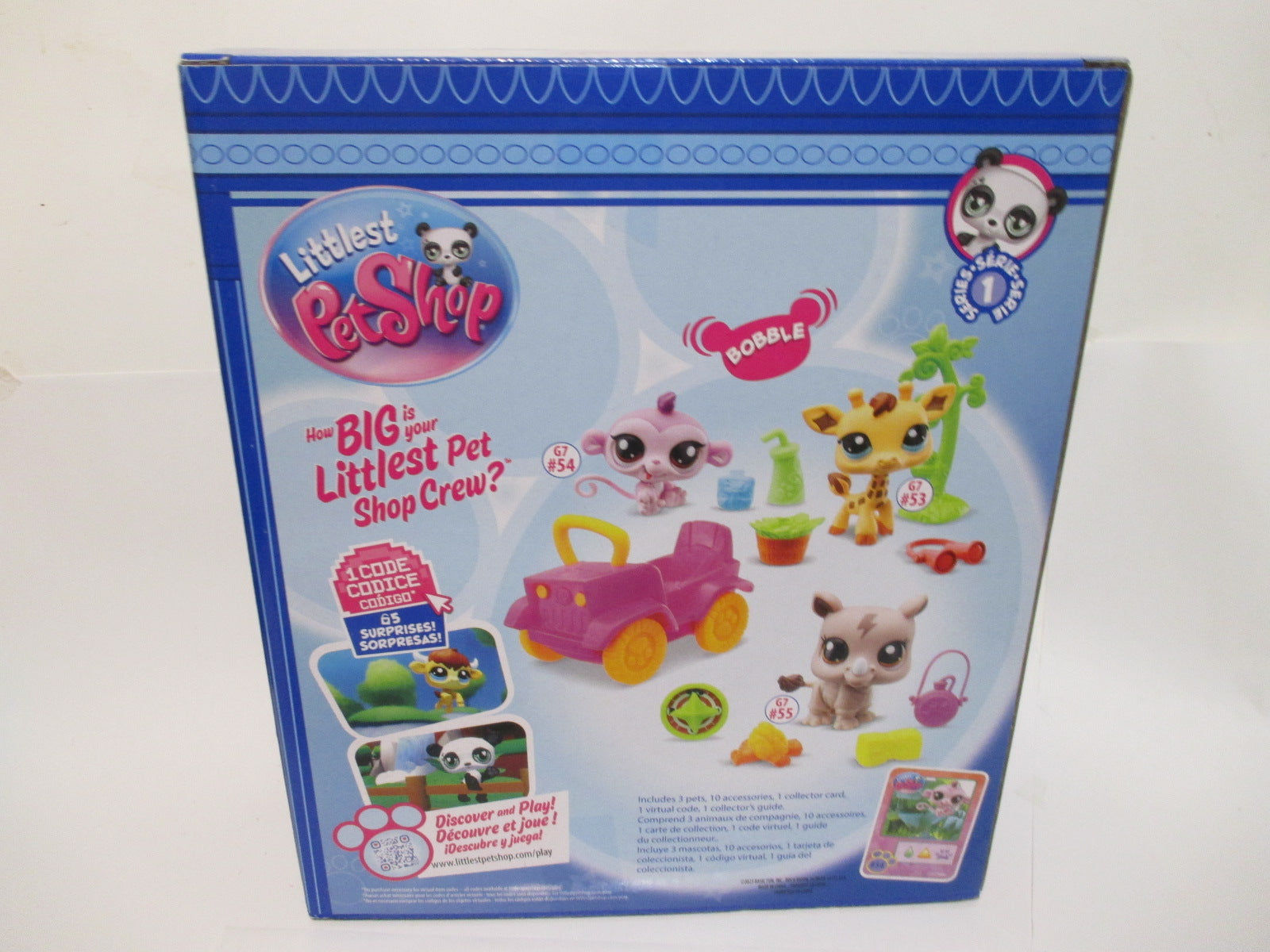 NIB Littlest Pet Shop LPS Generation 7 Safari Pack 53 54 55 Set ...