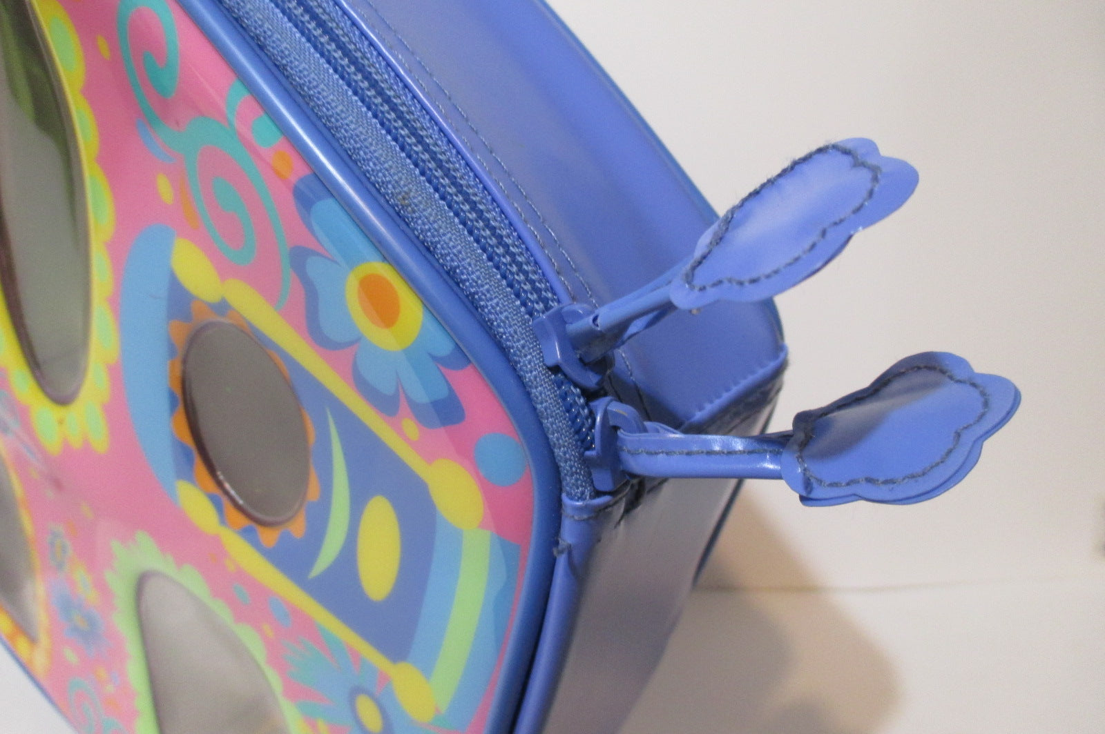 Littlest Pet Shop Pink Blue Medium Plastic Bag Purse Carrying Case on ...