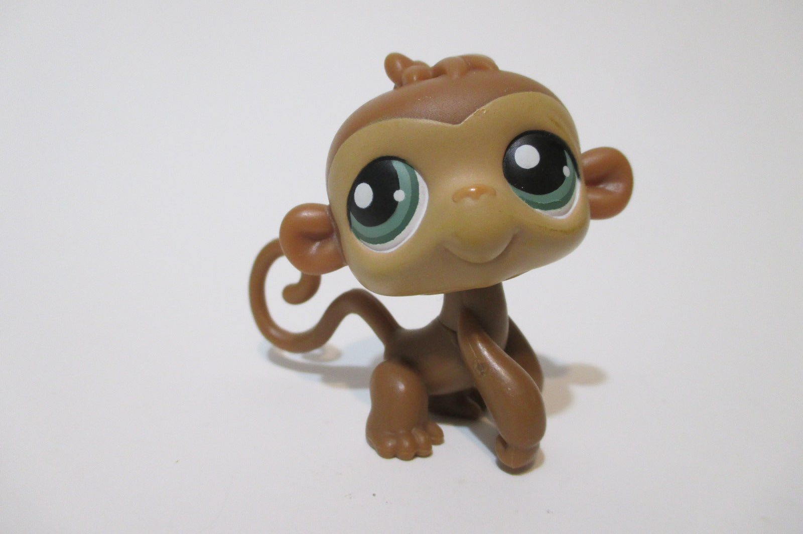Littlest Pet Shop Brown Monkey 57 Green Eyes Authentic Lps JAN20NPO1