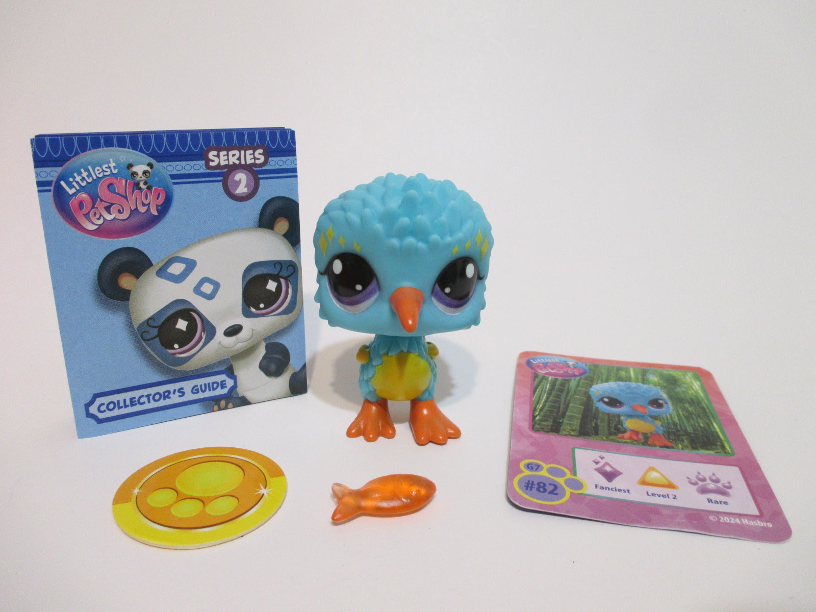 Littlest Pet Shop Gen 7 G7 Kiwi Bird 82 W/ Accessories Authentic LPS ...