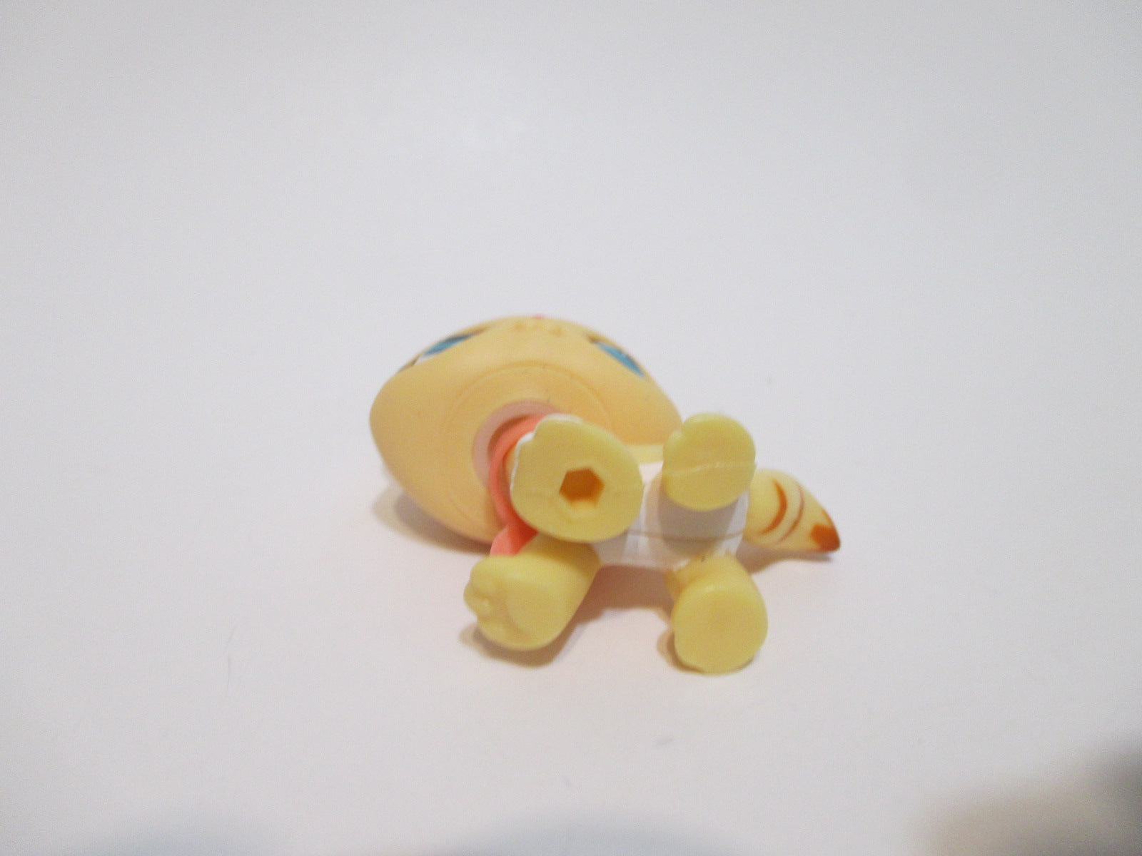 LIKE NEW Littlest Pet Shop 1572 Walking Yellow Tiger Striped W/ Collar ...