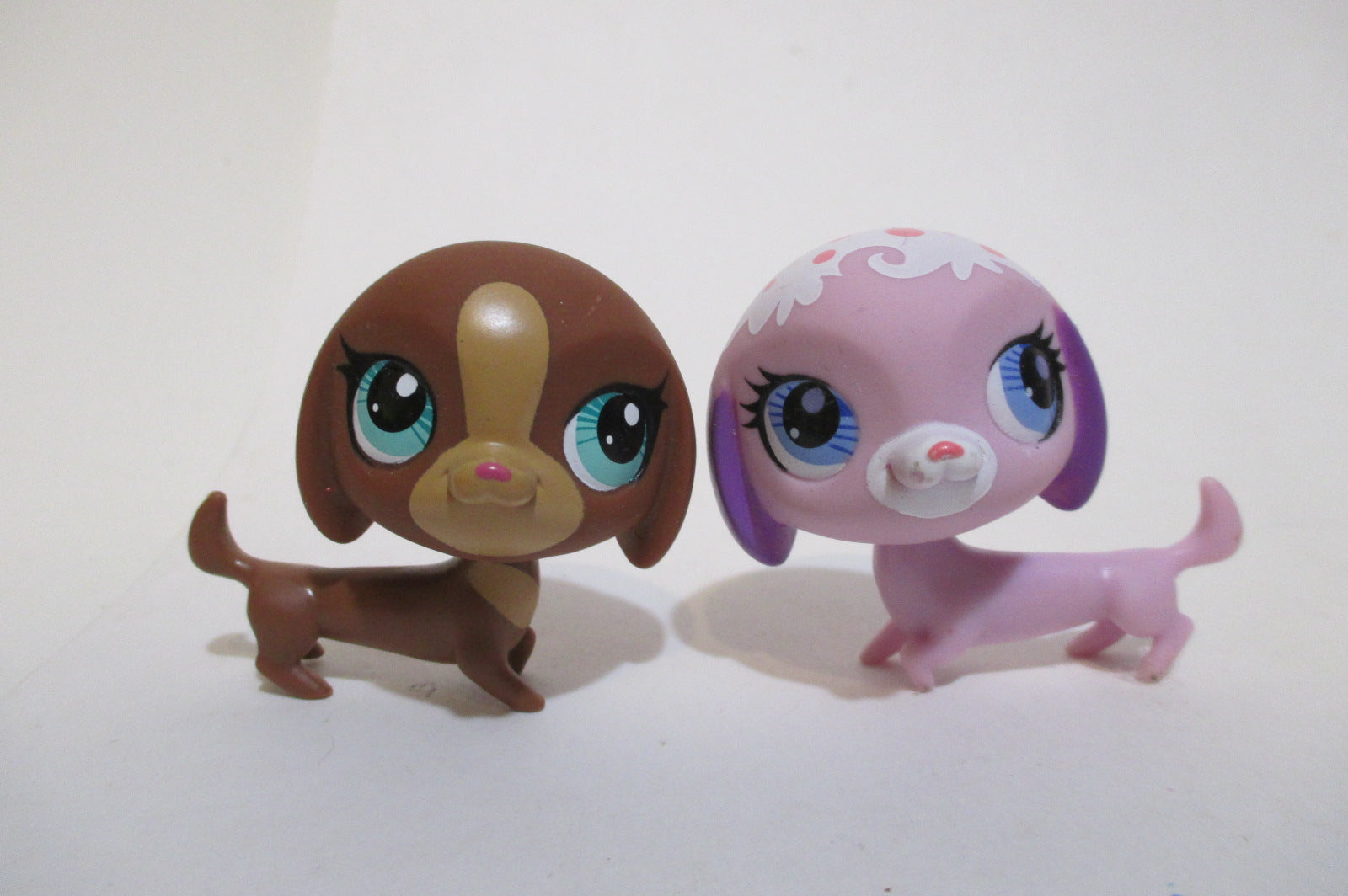 Littlest Pet Shop Lot of 2 Dog Dachshund Wiener 3297 3004 Set Authentic ...