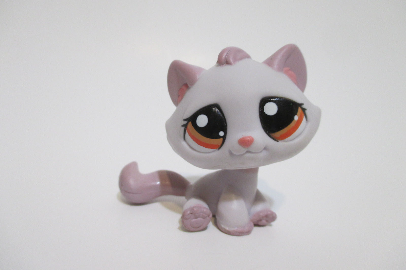 Littlest Pet Shop Rare Purple Lilac Tabby Cat 1637 Kitten Authentic Lps ...