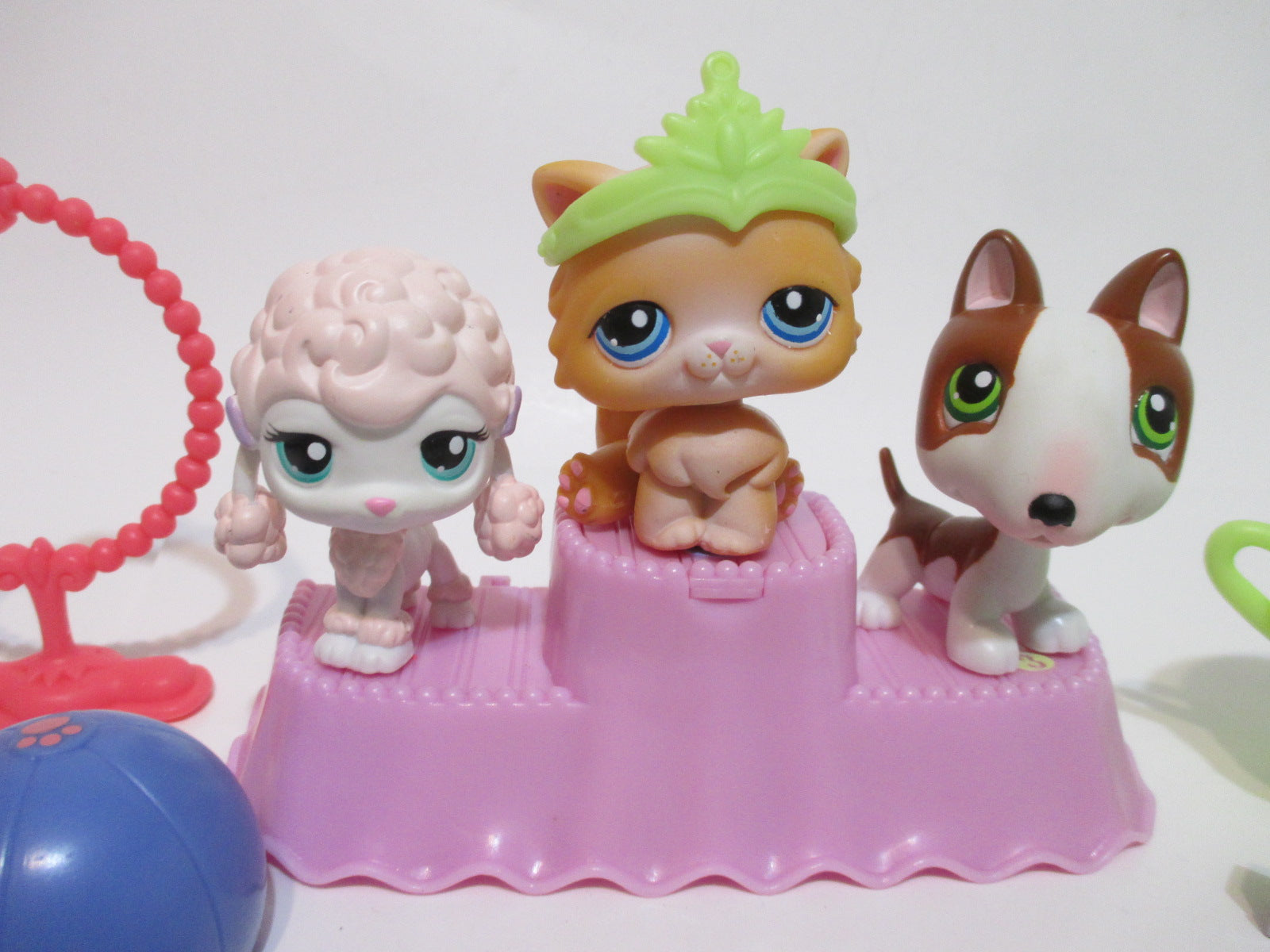 Littlest Pet Shop Totally Talented Pets Poodle Bull Terrier Persian ...