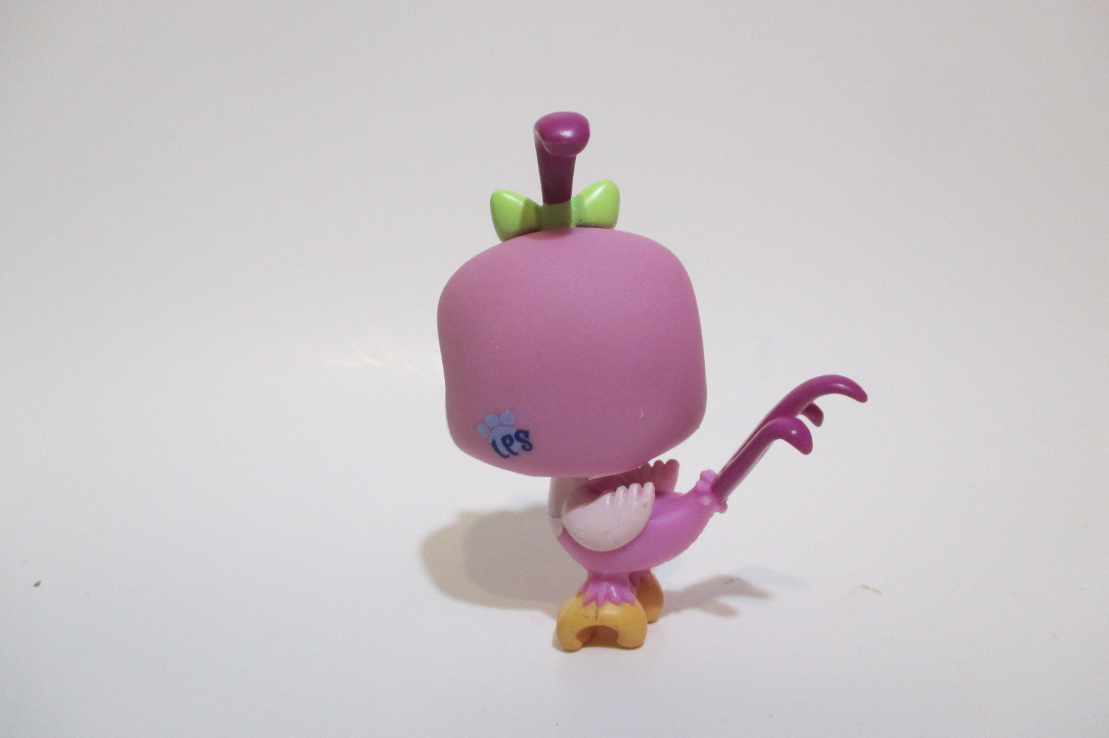 Littlest Pet Shop 2071 Purple Quail Bird Green Eyes Bow European AIK ...