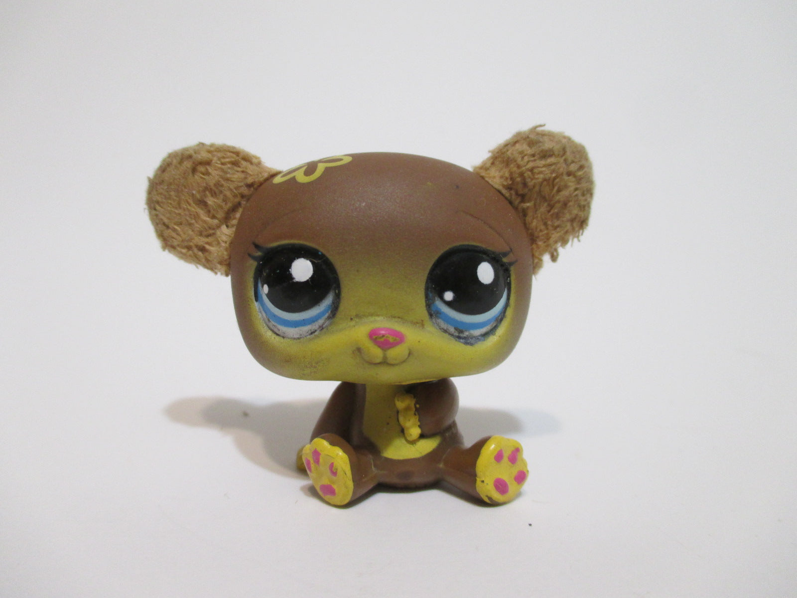 Littlest Pet Shop Panda Bear Fuzzy Ears 2468 Authentic Lps Blemished As ...