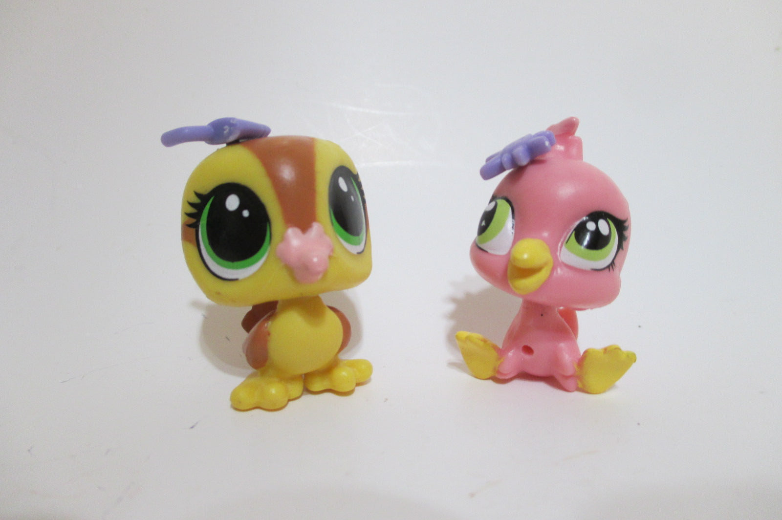 Littlest Pet Shop Lot of 2 Duck Bird Mini Babies Authentic LPS FB22K