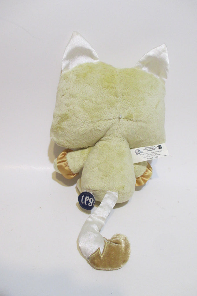 Littlest Pet Shop Plush Yellow Cat Soft Stuffed Animal Tall Lps Figure ...