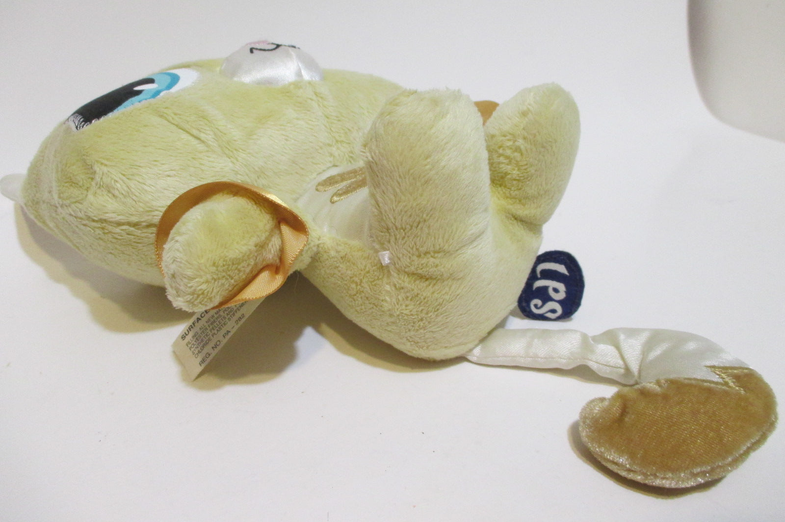 Littlest Pet Shop Plush Yellow Cat Soft Stuffed Animal Tall Lps Figure ...