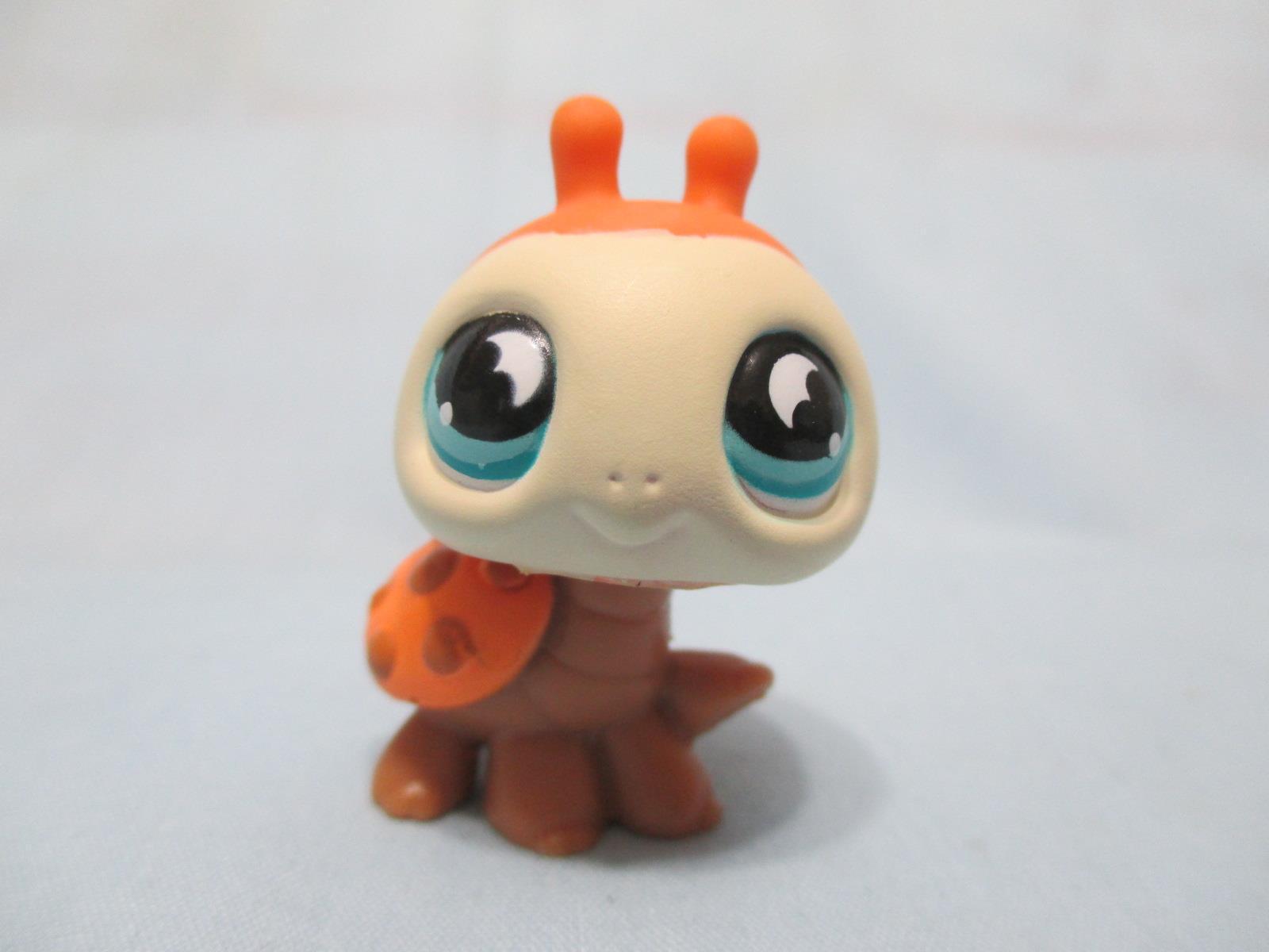 Littlest Pet Shop 856 Brown Orange Ladybug Half Moon Blue Eyes ...