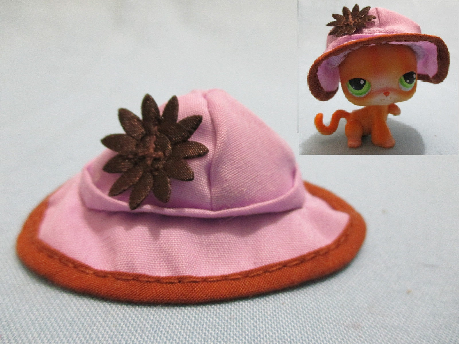 Littlest Pet Shop Purple Beach Cloth Hat Authentic FB27A SEE VIDEO