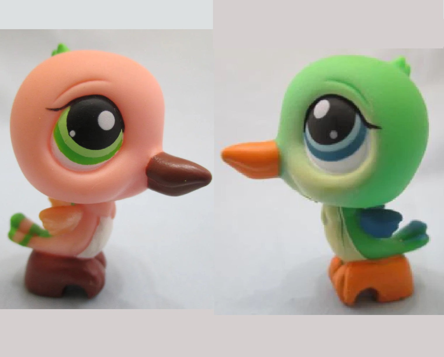 Littlest Pet Shop Lot 2 Hummingbird Humming Bird Canary 343 208 Set ...