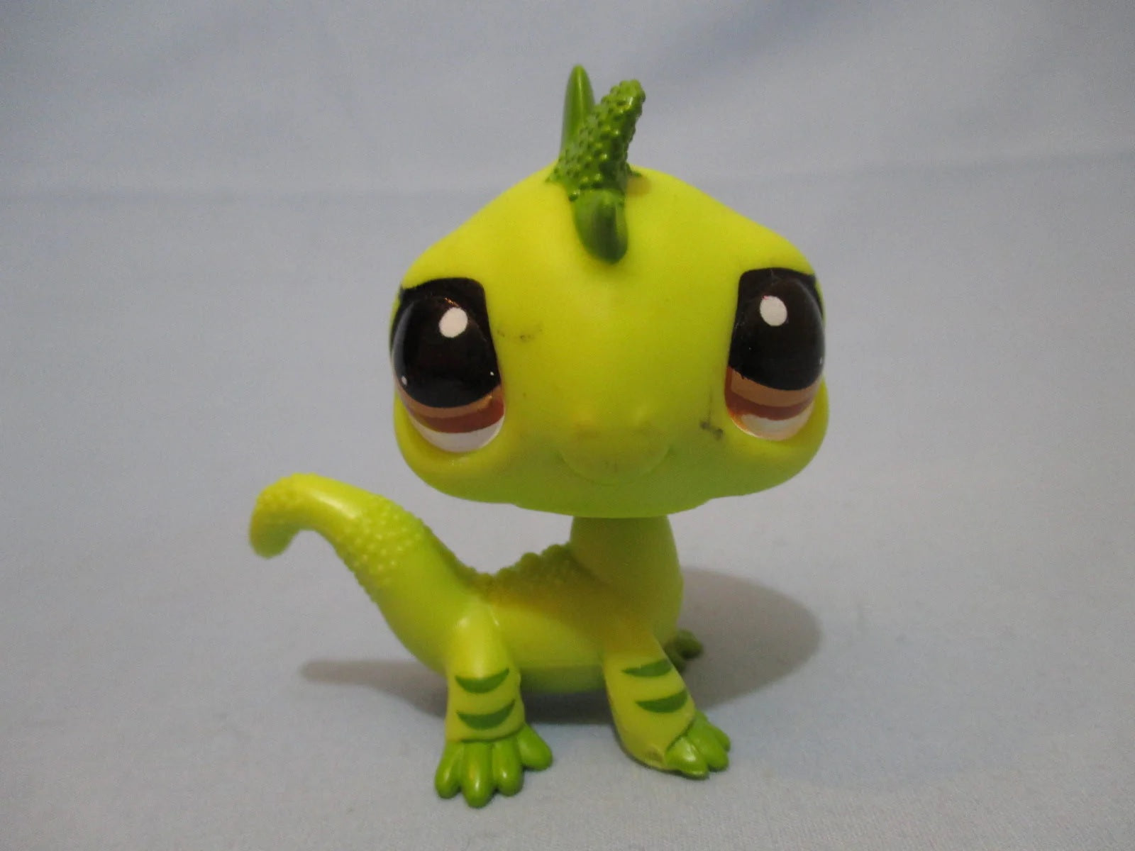 Littlest Pet Shop New Generation Iguana 3572 Green Lizard Dragon RARE ...