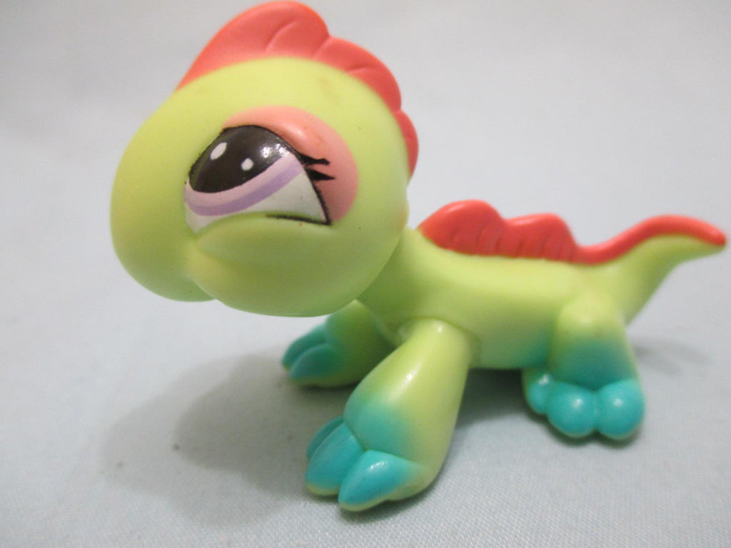 Littlest Pet Shop Iguana Gecko Lizard 1861 Authentic Lps Minor Wear Sep11ni