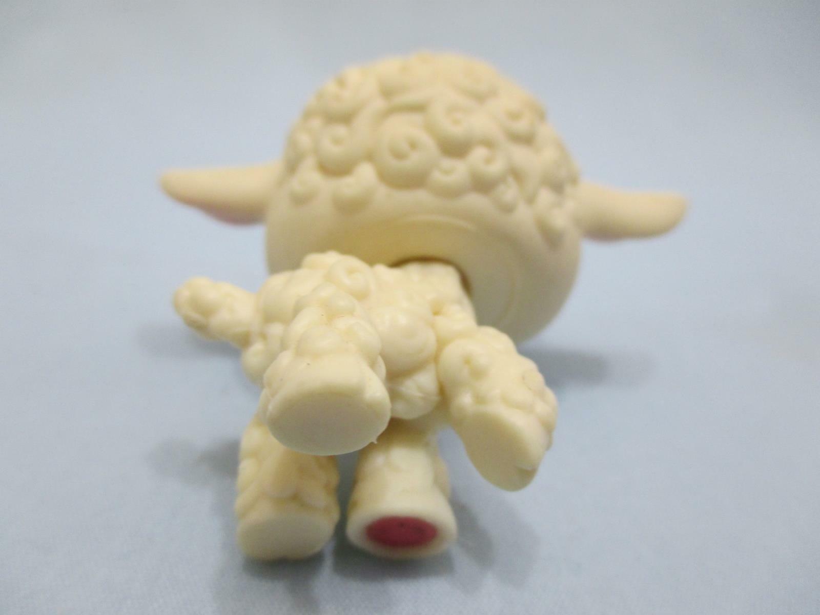 Littlest Pet Shop Rare Cream Farm Lamb Sheep 396 Blue Eyes Authentic ...