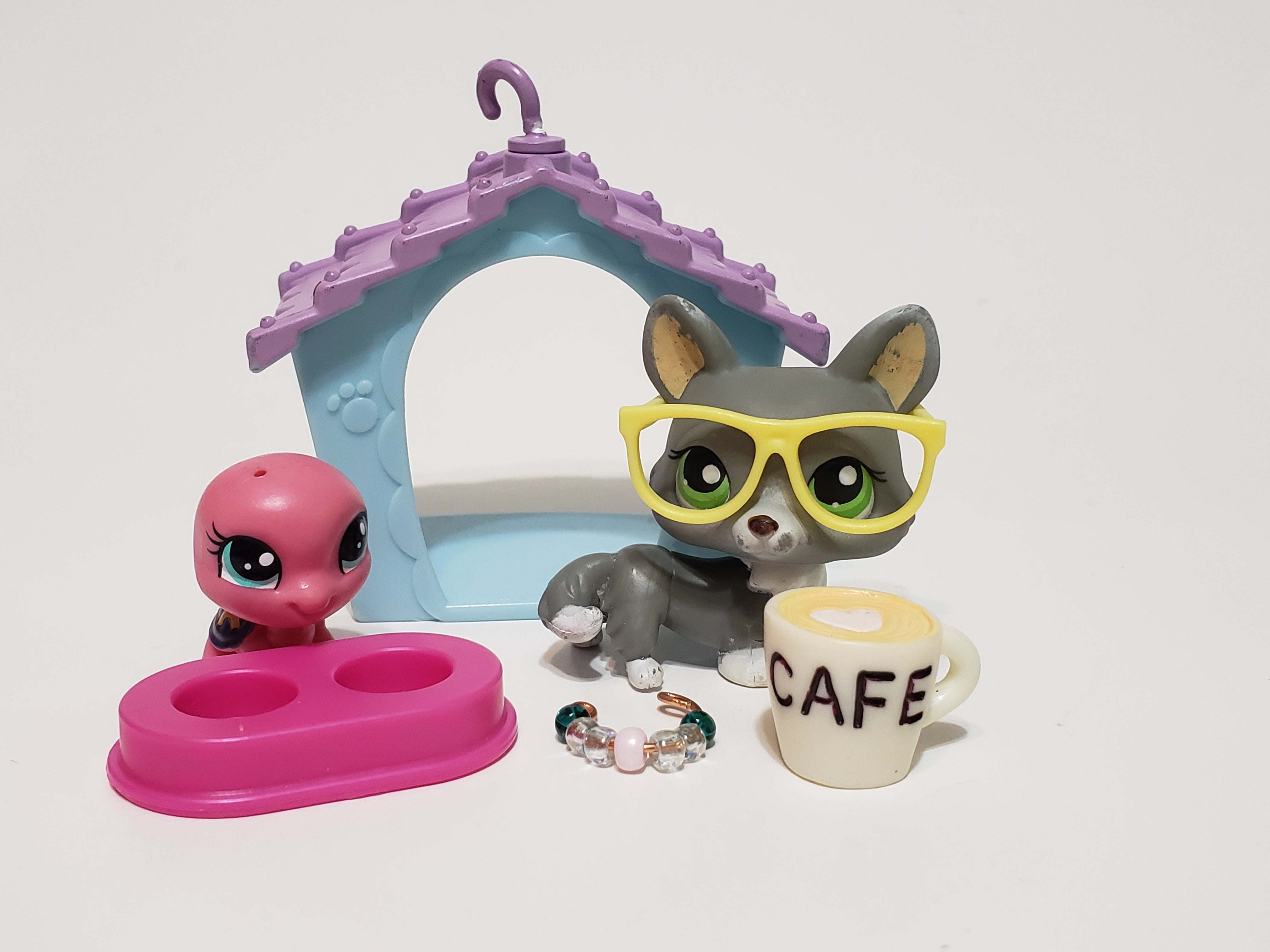 Littlest Pet Shop Rare Corgi 367 with Accessories Authentic Lps ...