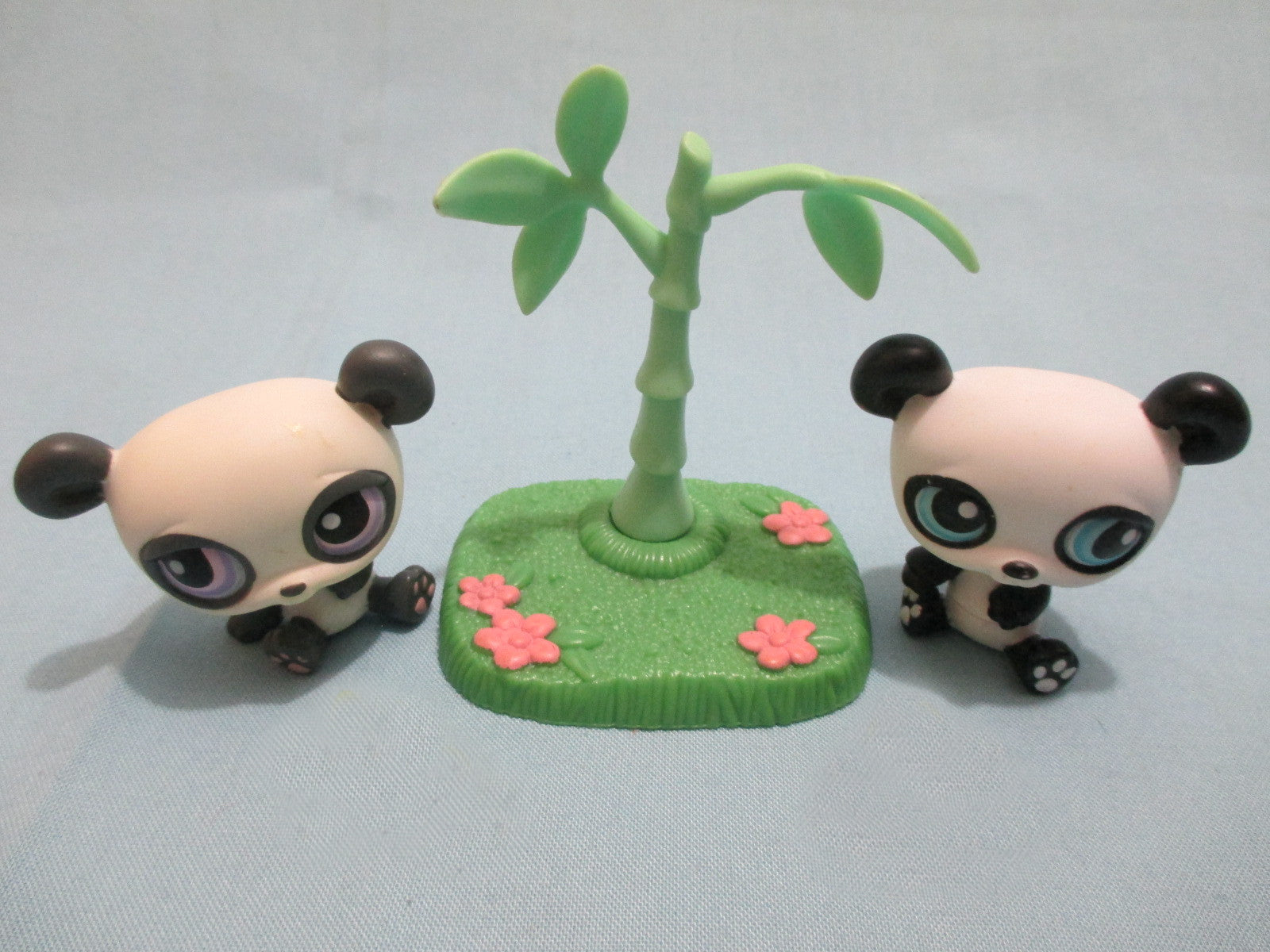Littlest Pet Shop 89 90 Panda Bear Pairs Bamboo Tree Authentic Lps JL14J
