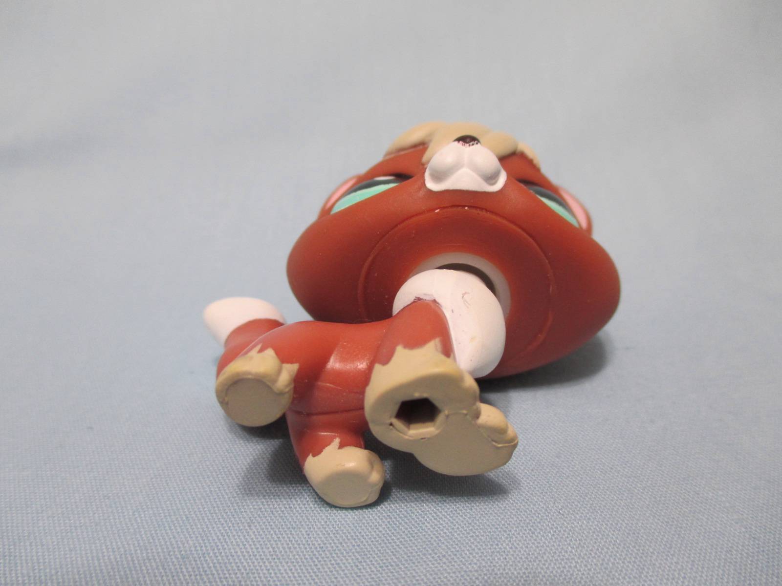 Littlest Pet Shop LPS 1126 Fox Red Brown Cream Aqua Green Eyes ...