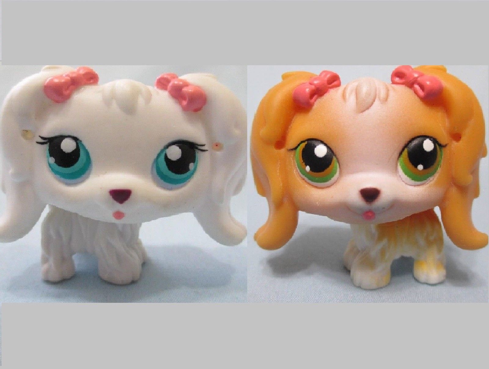 Littlest Pet Shop SET 65 White MALTESE 79 Tan Brown LPS 100% Authentic ...