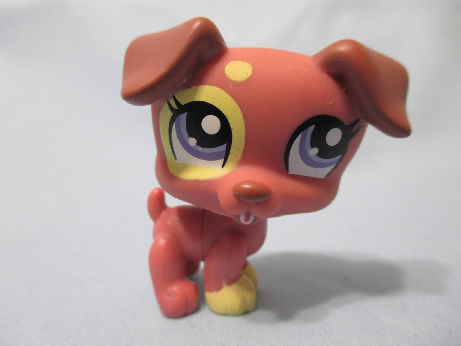 Littlest Pet Shop Dog Jack Russell Terrier Mauve Puppy 1475 Authentic ...
