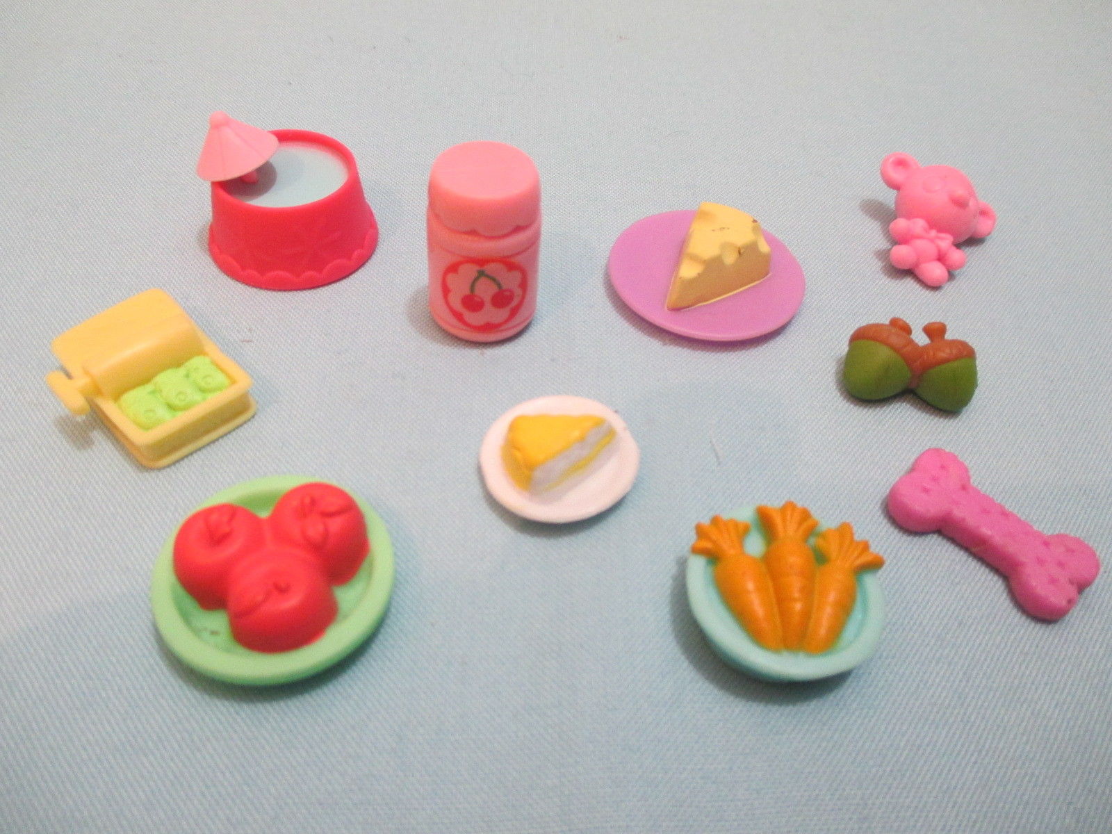 Littlest Pet Shop Lot 7 RANDOM Pcs Food Grocery Store Fruit Shop ...