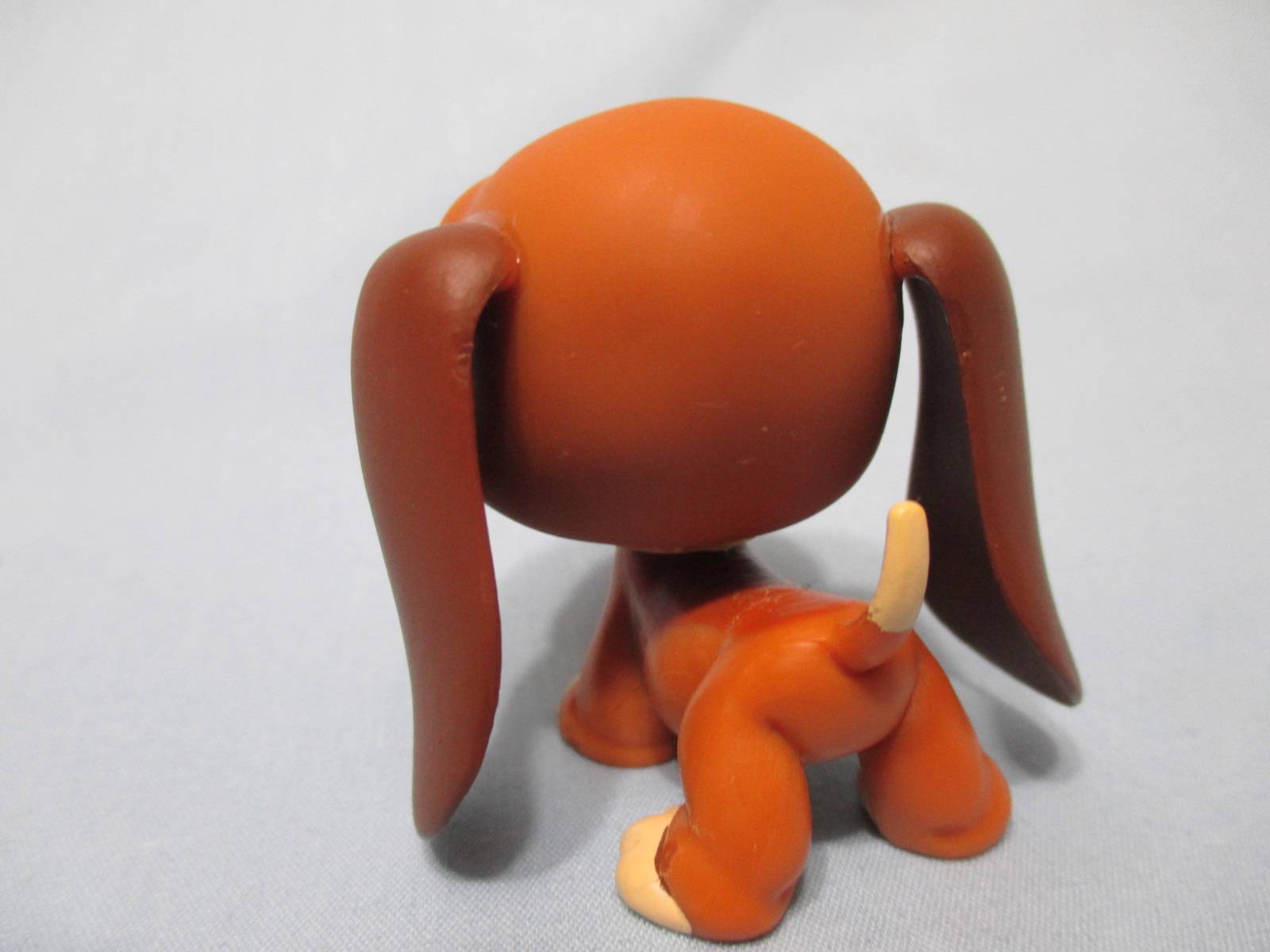 Littlest Pet Shop LPS Brown BASSET HOUND 808 Dog Authentic AUG18NPO23