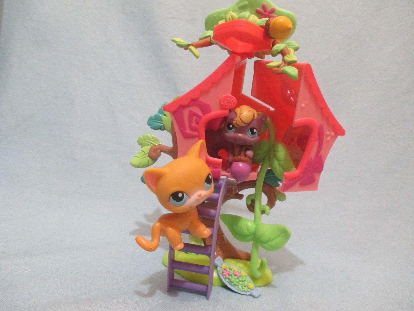 Littlest Pet Shop Playset Lot 10 Random Dog Cat House and Accessories ...