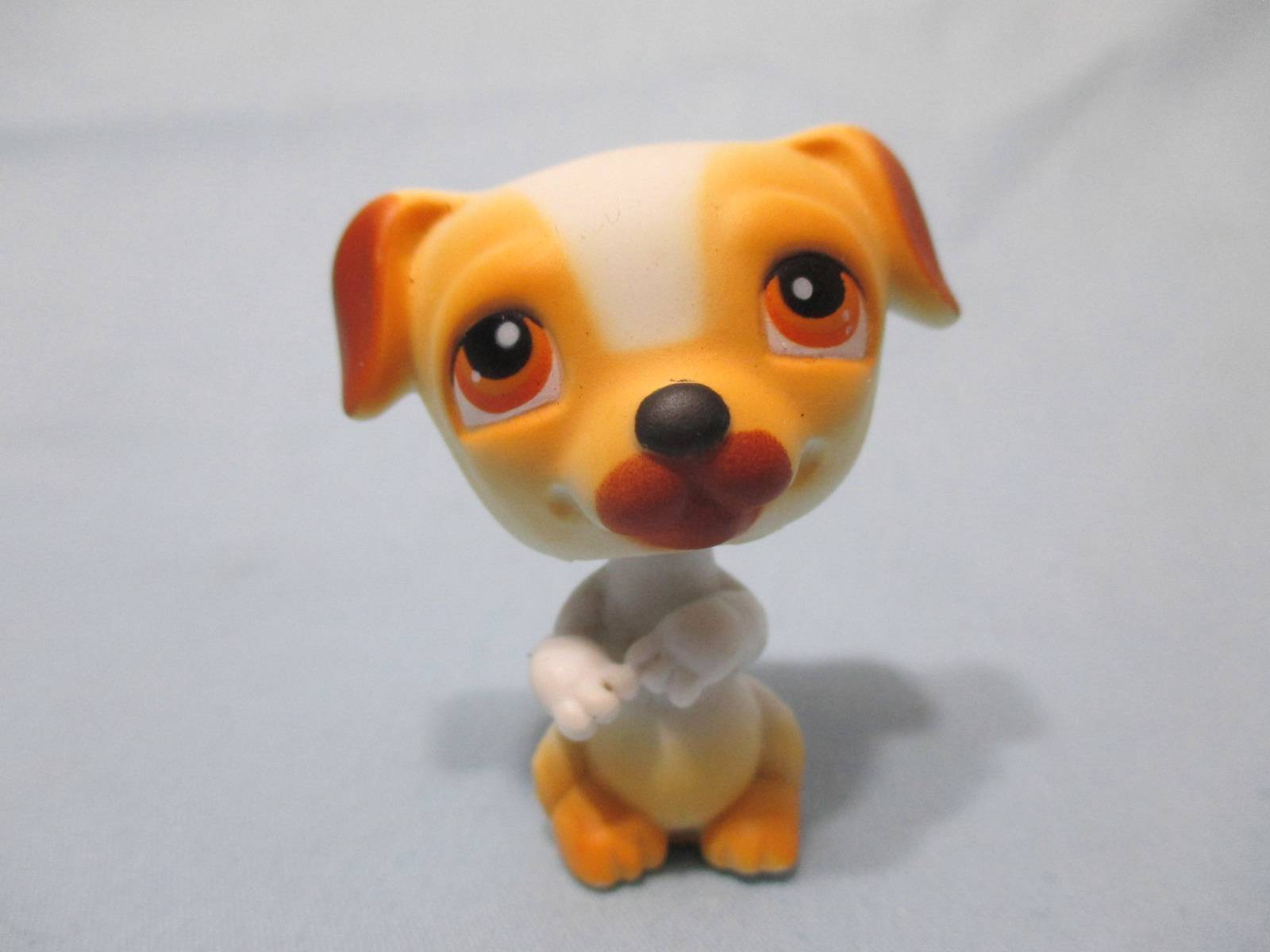 Littlest Pet Shop Jack Russell Dog Puppy 40 Brown Eyes Authentic Lps ...