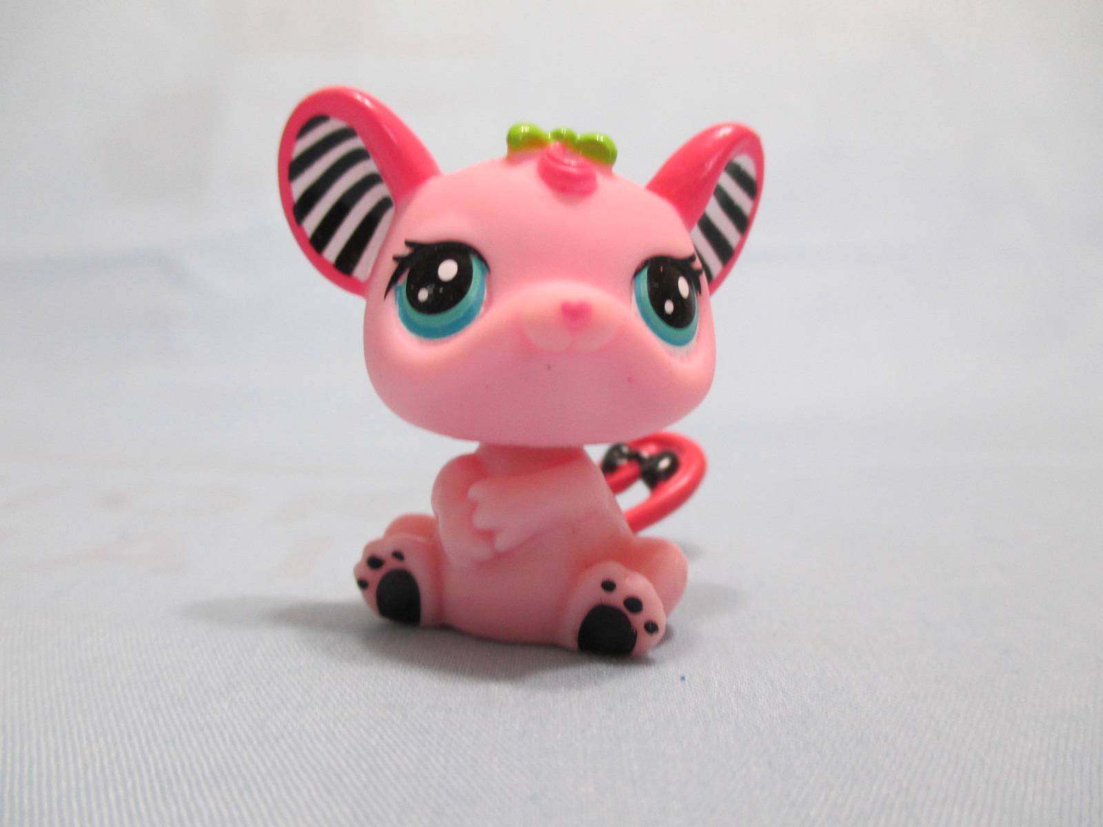 Littlest Pet Shop LPS Hot Pink Rat Baby Mouse 2165 Speedy Tails for RC ...