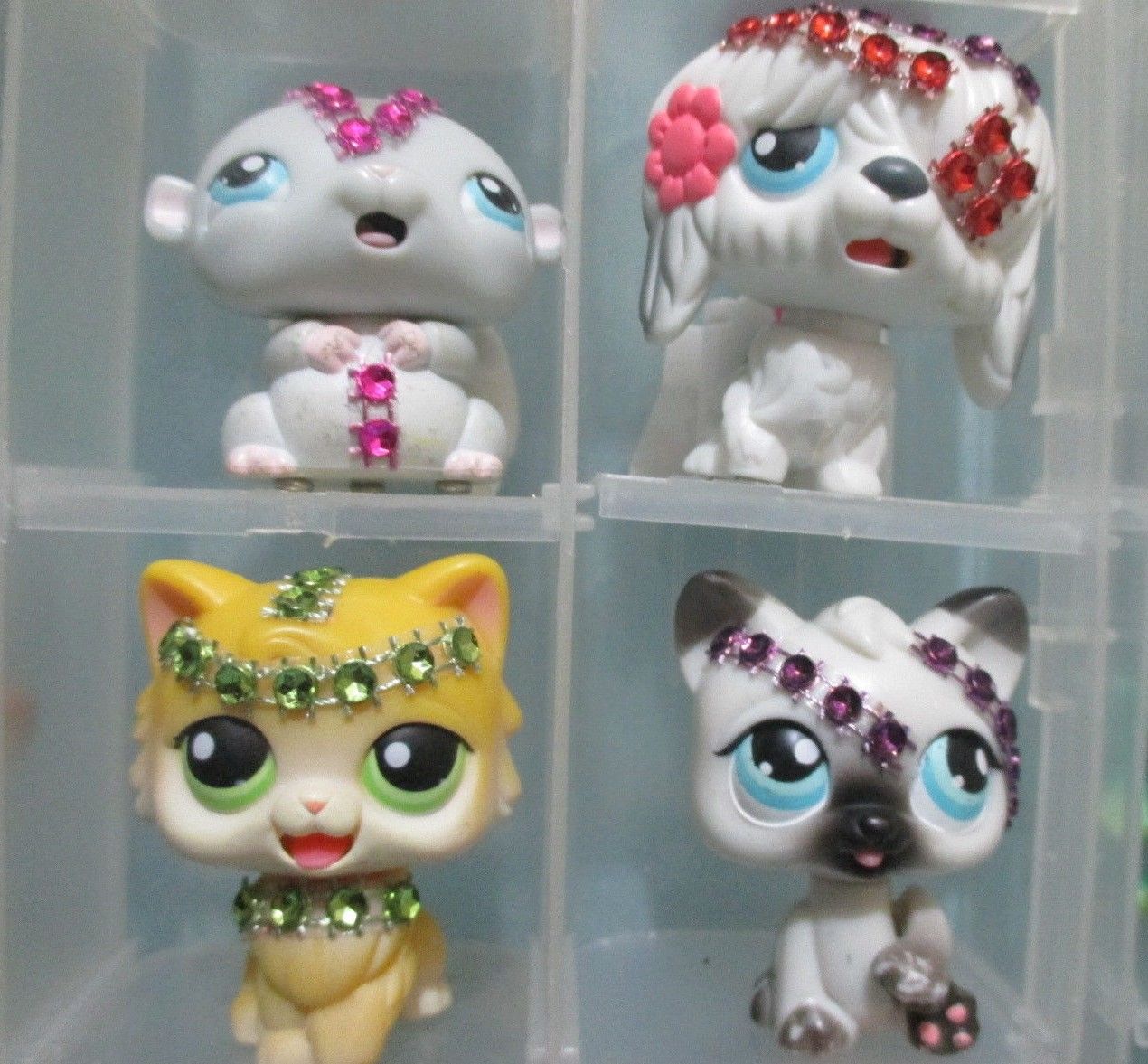 Littlest Pet Shop Lot of 3 Magic Motion Random Pets Cat Dog Authentic ...