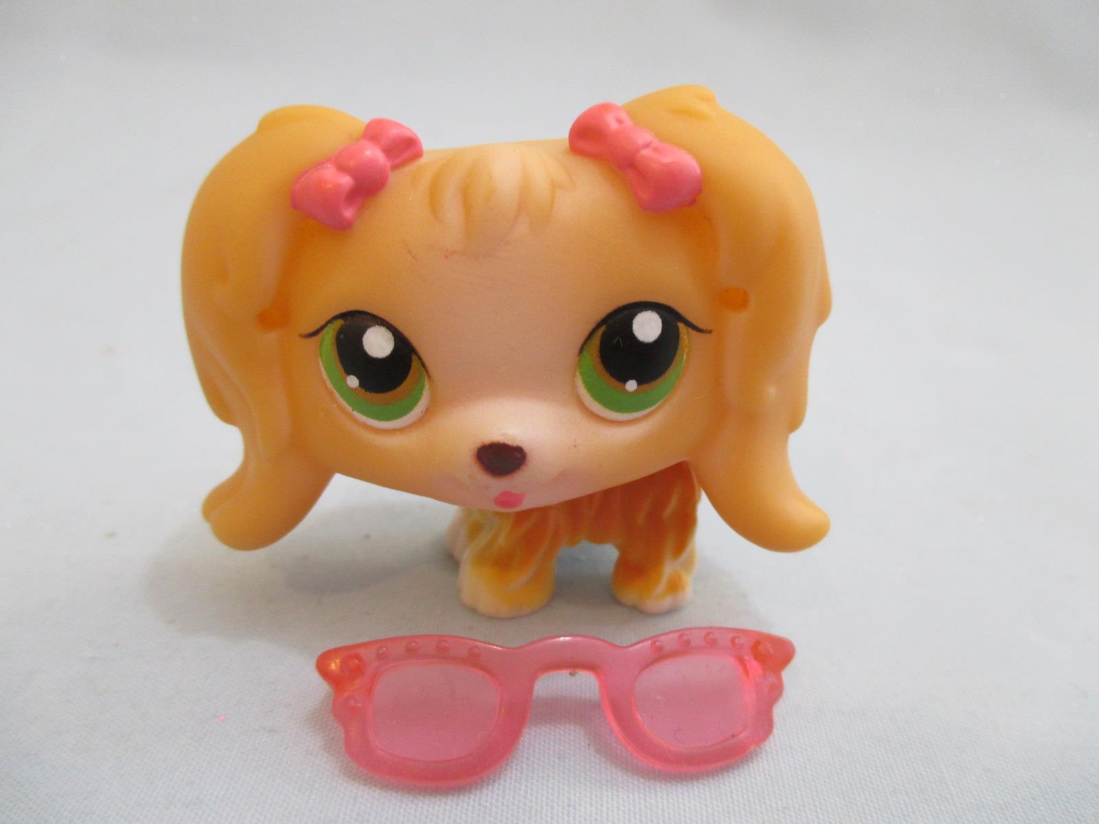 Littlest Pet Shop Dog Puppy Maltese with Glasses 79 Authentic Lps ...