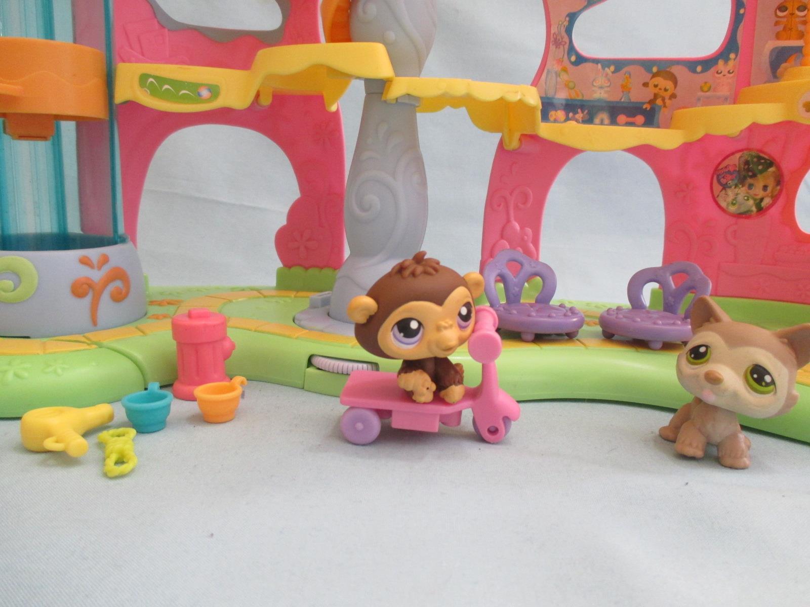 Littlest Pet Shop Round And Round Pet Town Playground Playset With ...
