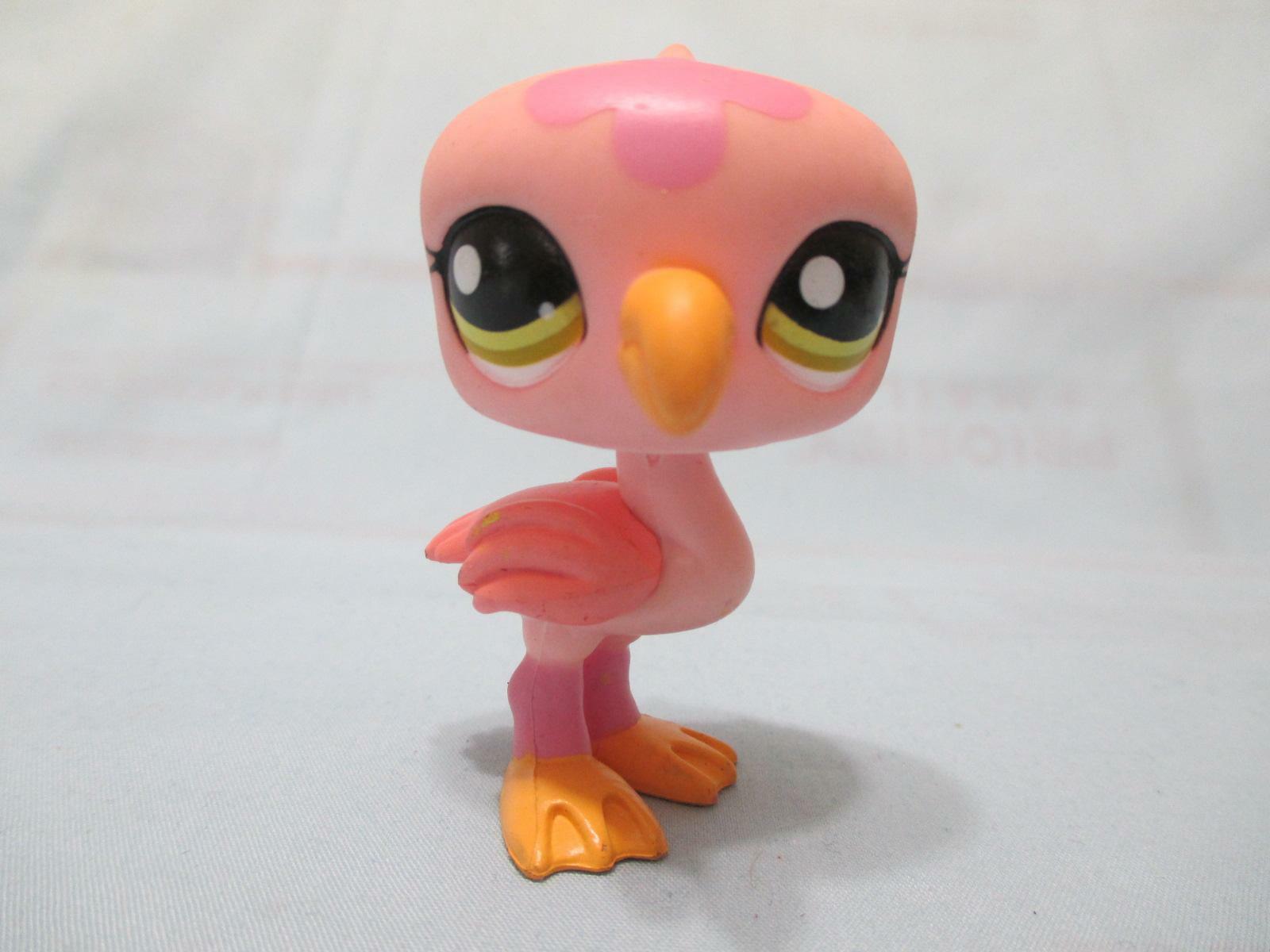 LIKE NEW Littlest Pet Shop Bird Flamingo Pink 1687 Authentic Lps JN24J ...