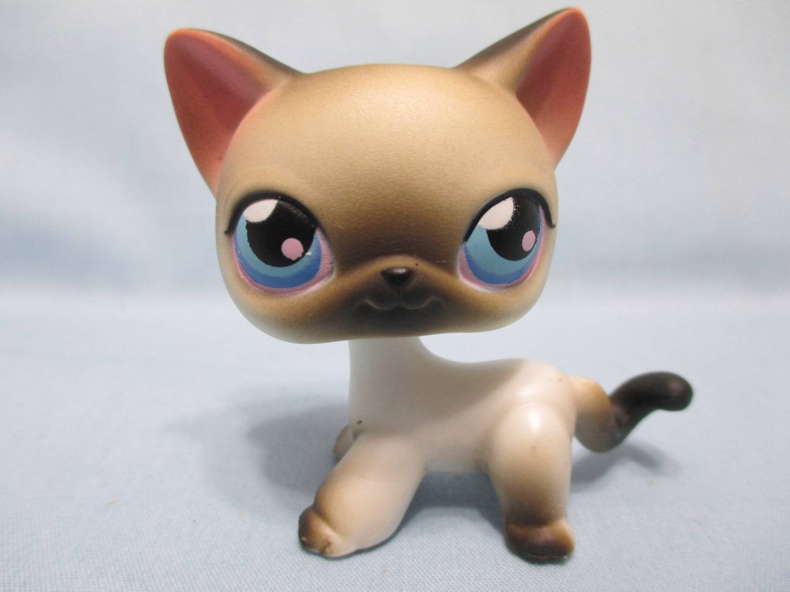 Littlest Pet Shop Cat Siamese Shorthair Short Hair 5 Authentic Lps ...