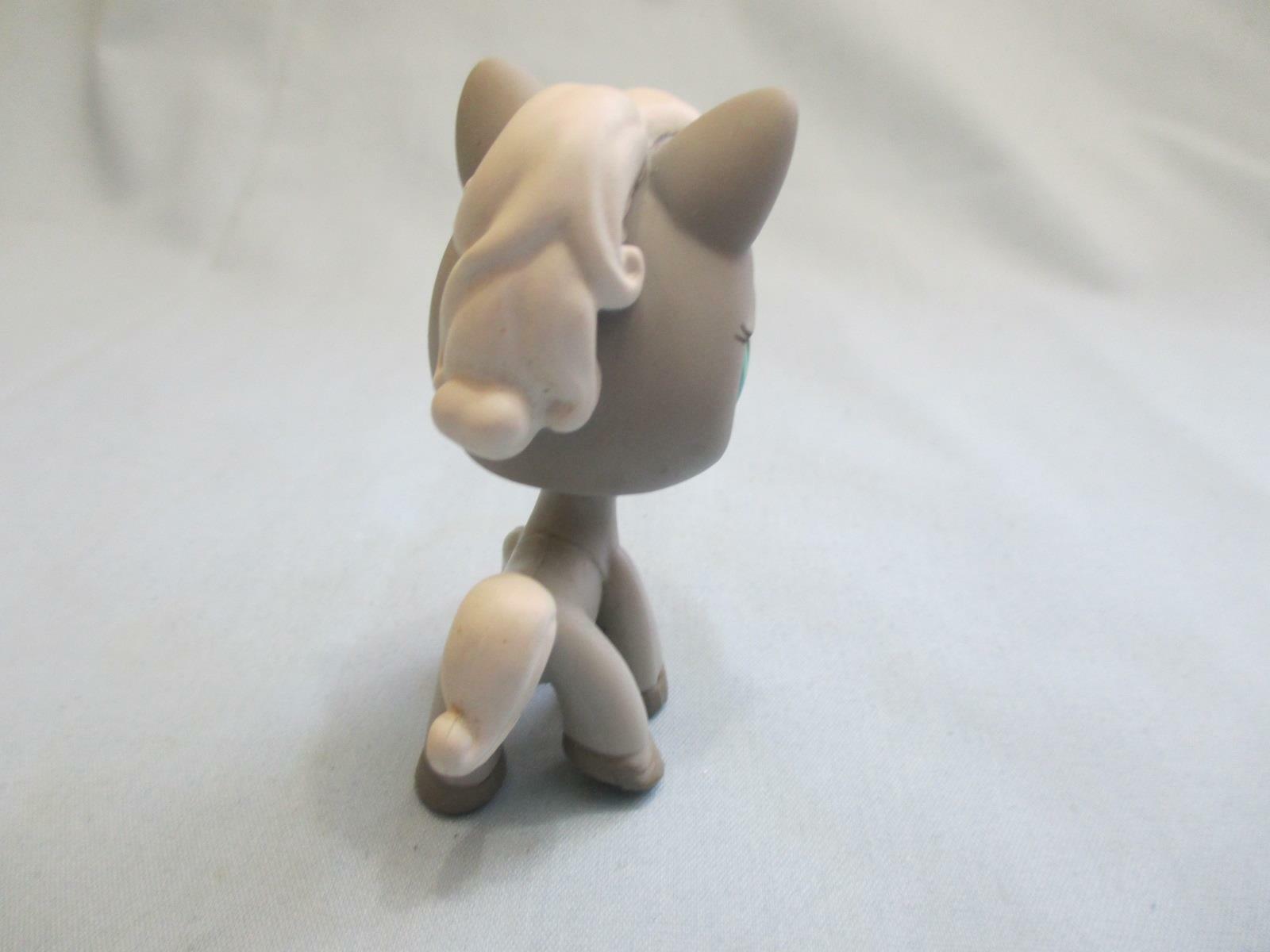 Littlest Pet Shop Horse Pony Gray 524 Authentic Lps JUN29NPO40