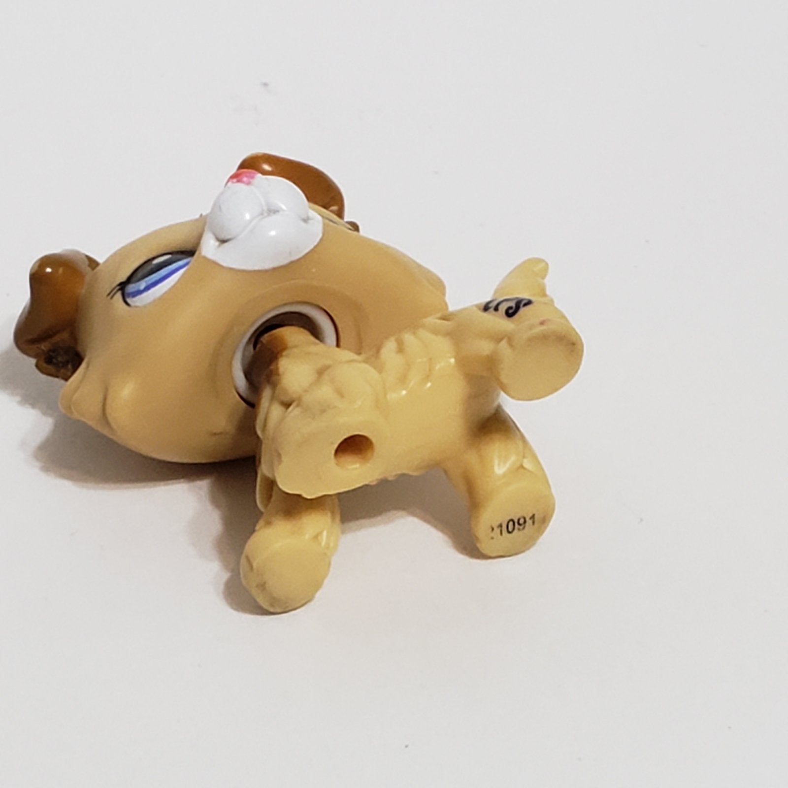 Littlest Pet Shop Collie Dog 2452 with Blue Purple Eyes Authentic?? LPS ...