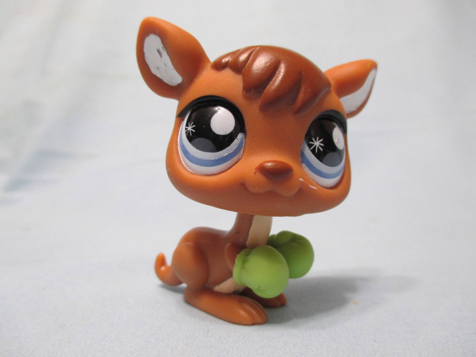 Littlest Pet Shop Kangaroo Brown with Boxing Gloves 682 Authentic Lps ...
