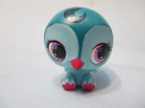 LIKE NEW Littlest Pet Shop 2737 Rare Blue & Pink Penguin New Edition ...