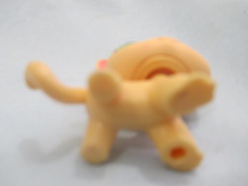 Littlest Pet Shop Cat Shorthair Yellow Orange Stripe 1905 Green Eyes ...