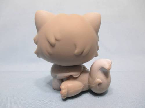 Littlest Pet Shop 263 White & Gray Persian Cat Pink Nose Authentic ...