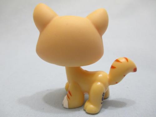 Littlest Pet Shop 1572 Walking Yellow Tiger Striped Authentic LPS ...