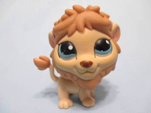 Home / Products / LIKE NEW Littlest Pet Shop Lion Tan Cream Brown with ...