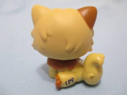 LIKE NEW Littlest Pet Shop Cat Yellow Persian 1673 Authentic Lps JAN01NPO36