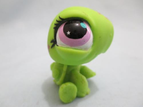 LIKE NEW LITTLEST PET SHOP 2887 Green Turtle w/ Musical Note Bumpy ...